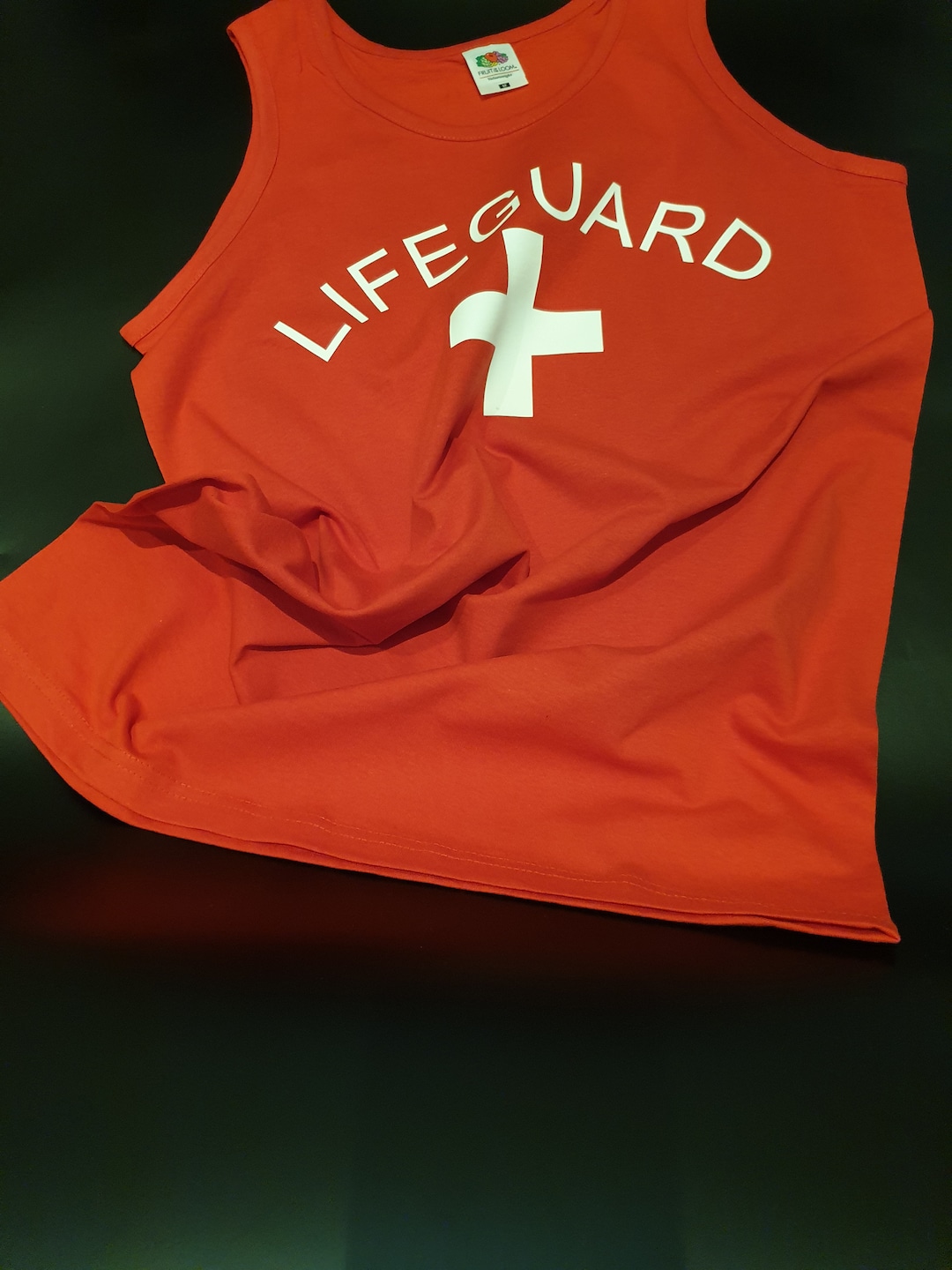 Lifeguard T Shirt Vest Personalised Shirt Ideal for Fancy Dress and ...
