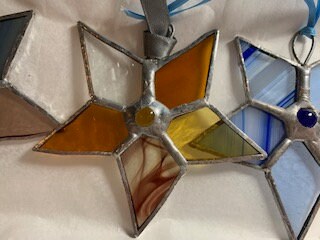 Stained Glass Star Decoration - Etsy