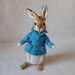 Peter Rabbit. Hare Easter. Rabbit Made of Wool Felted Animal - Etsy