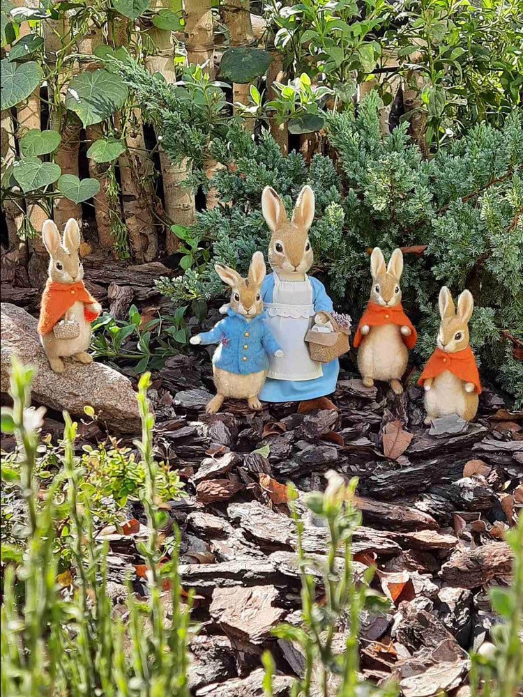 Family of rabbits. Peter rabbits family .Mom a rabbit | Etsy