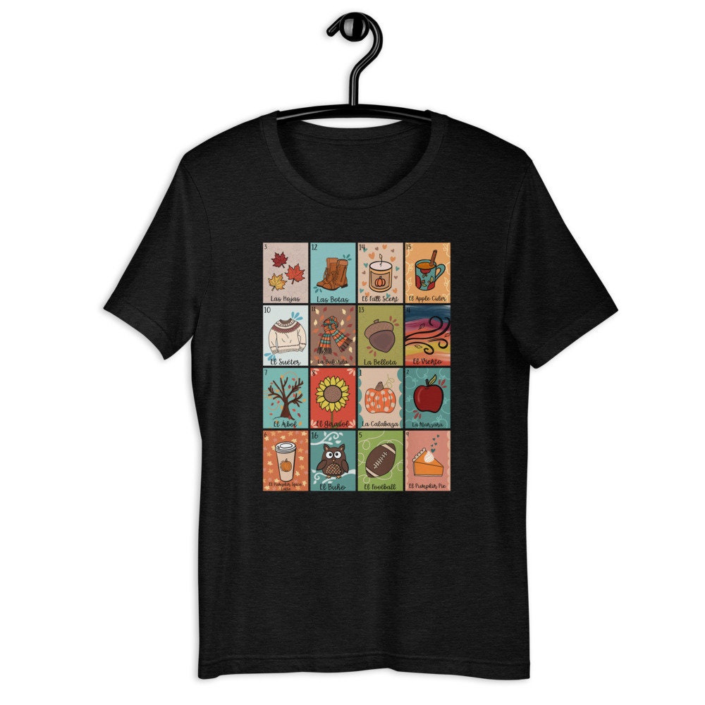 Fall Loteria Shirt | Teacher Shirt | Loteria Cards | Bilingual ...