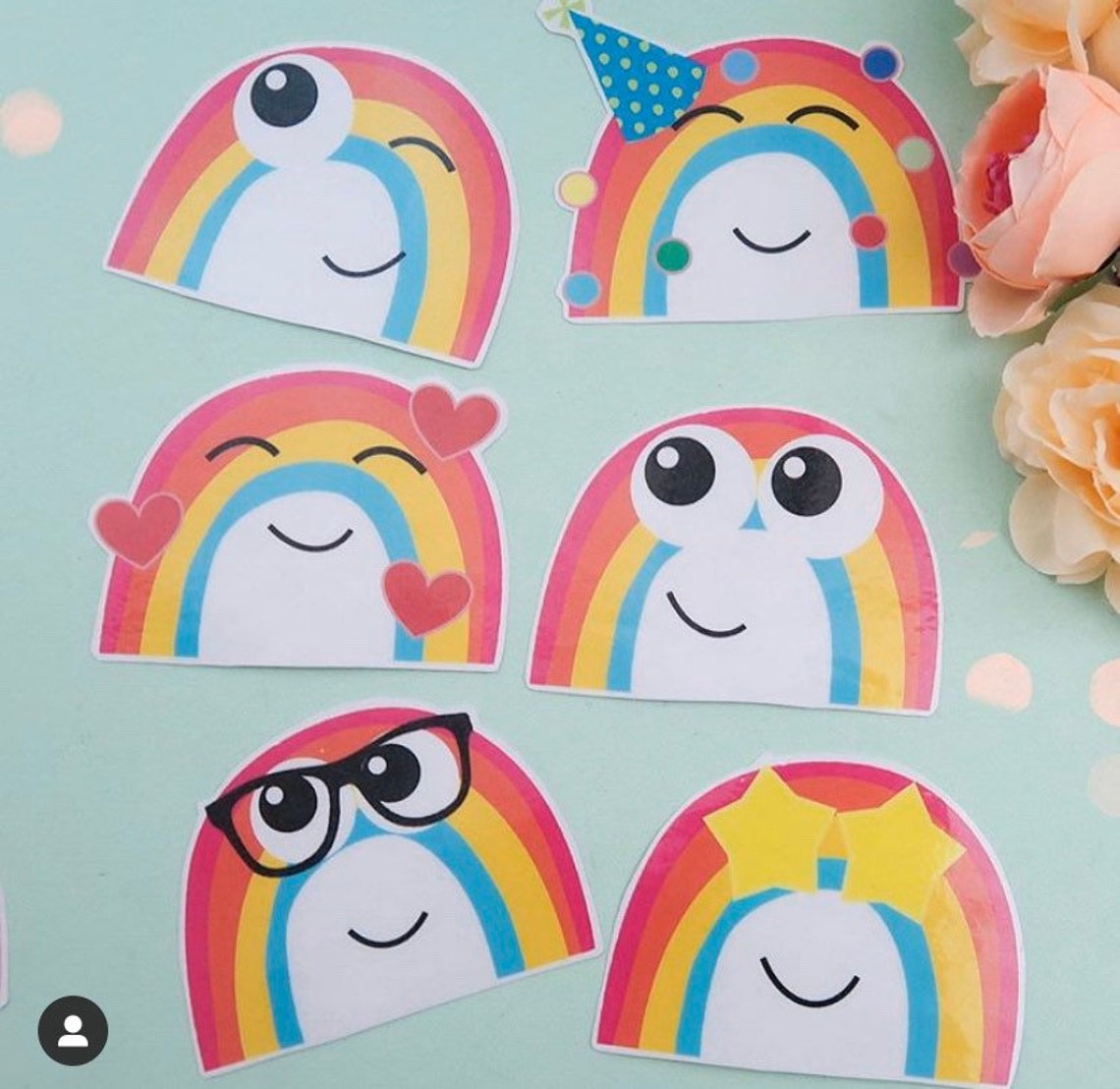 Online Rewards ESL Teacher Rainbow Emoji Printable - Etsy