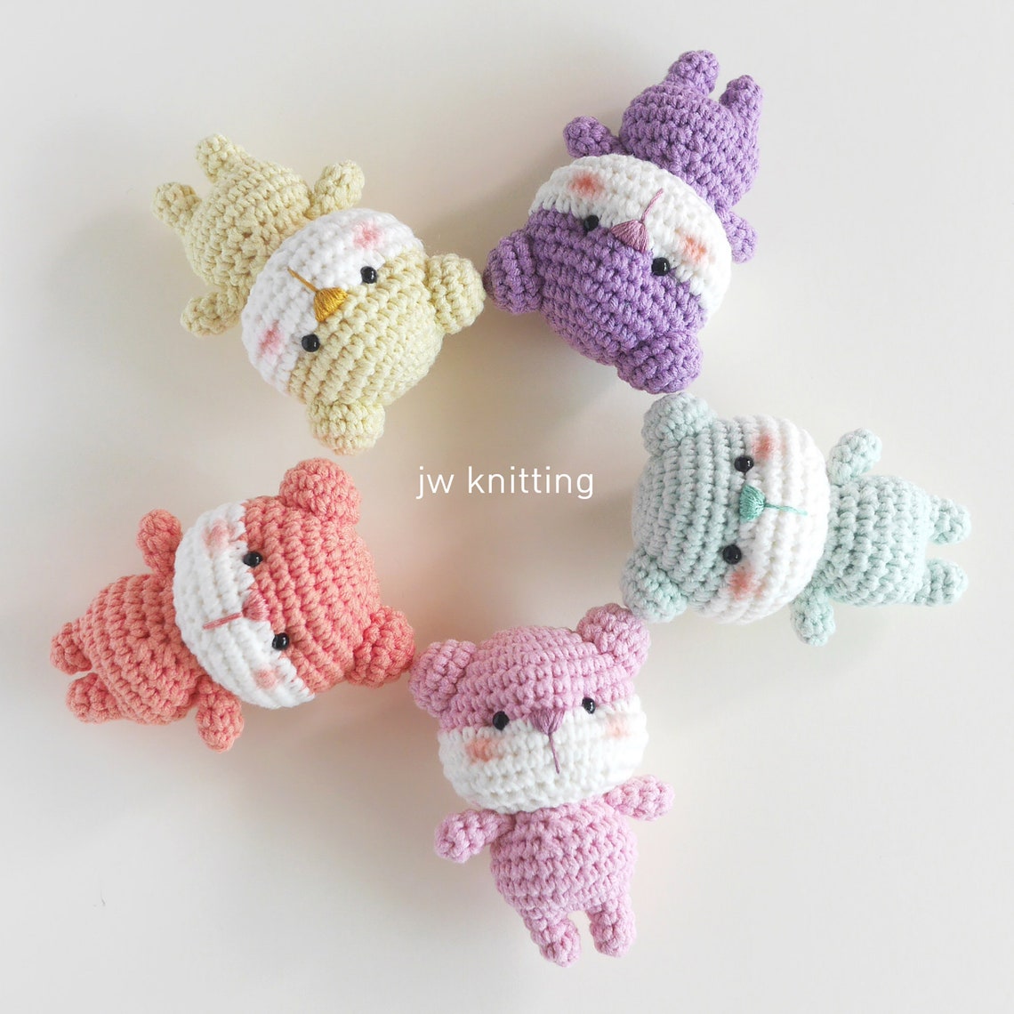 Bear Key Ring Crochet/ Amigurumi Pattern (ENG) - Etsy