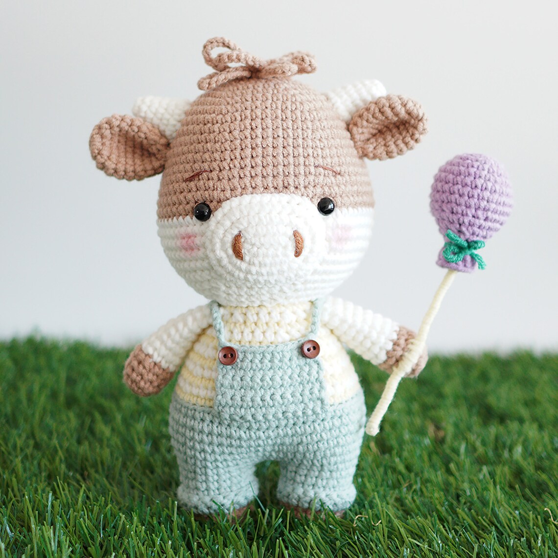 Happy Cow Mint Crochet Pattern - Etsy