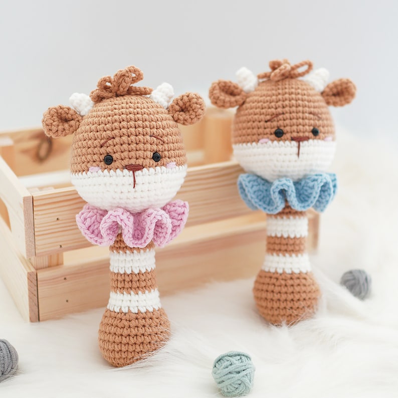 Cow Rattle Set Crochet Pattern / Amigurumi Pattern | Etsy