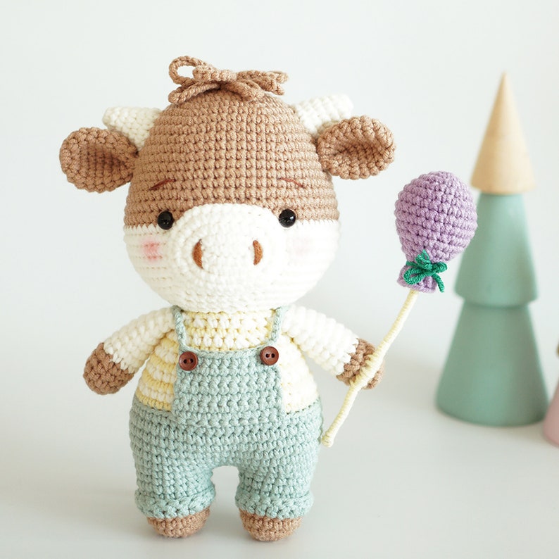 Happy Cow Mint Crochet Pattern - Etsy