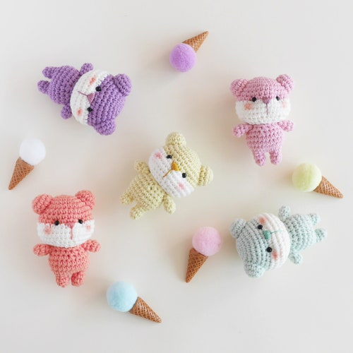 Rabbit Key Ring Crochet/ Amigurumi Pattern - Etsy