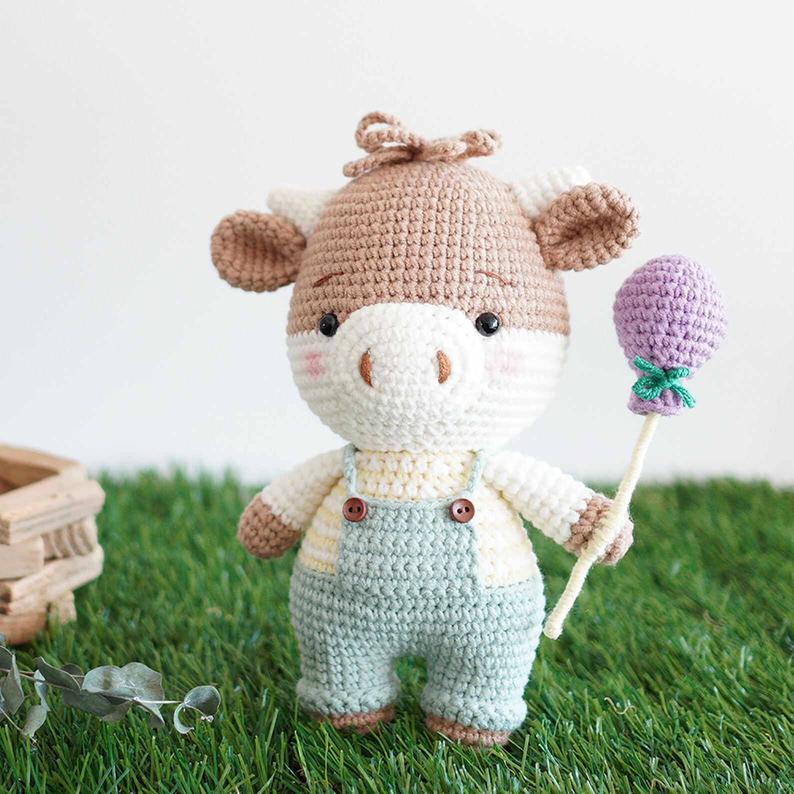 Happy Cow Mint Crochet Pattern - Etsy