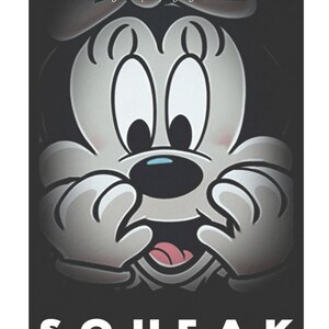 Minnie Mouse Scream Movie Poster Parody Horror Movie Disney Movie ...