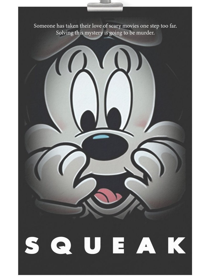 Minnie Mouse Scream Movie Poster Parody Horror Movie Disney Movie ...