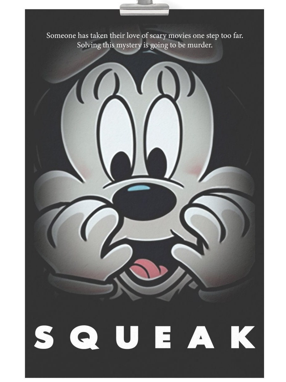 Minnie Mouse Scream Movie Poster Parody Horror Movie Disney Movie ...