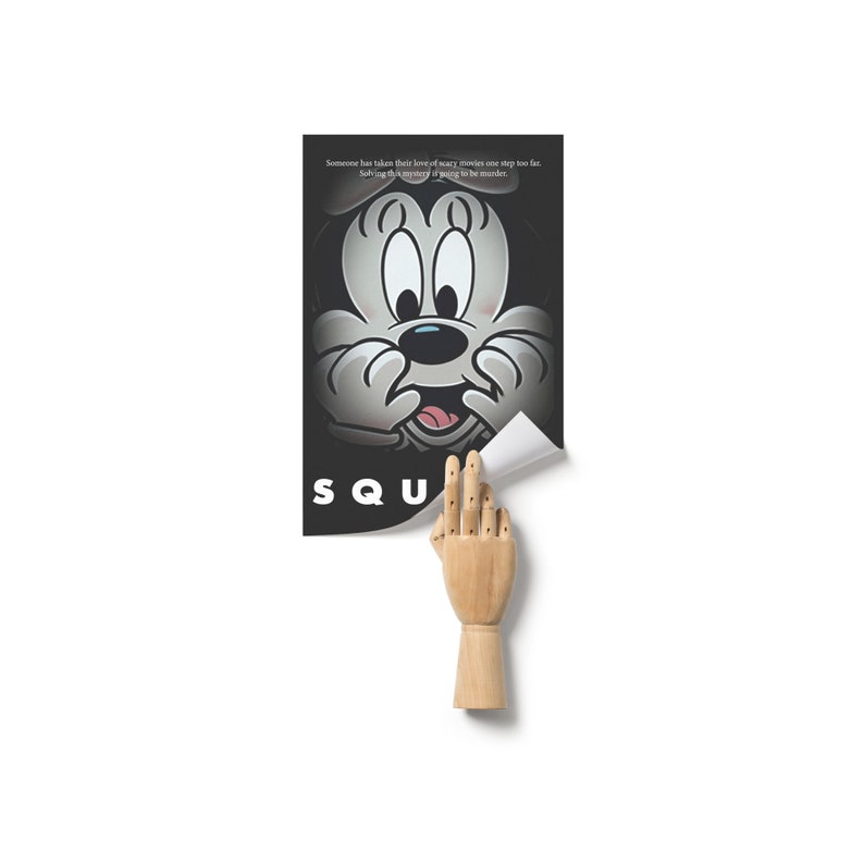 Minnie Mouse Scream Movie Poster Parody Horror Movie Disney Movie ...