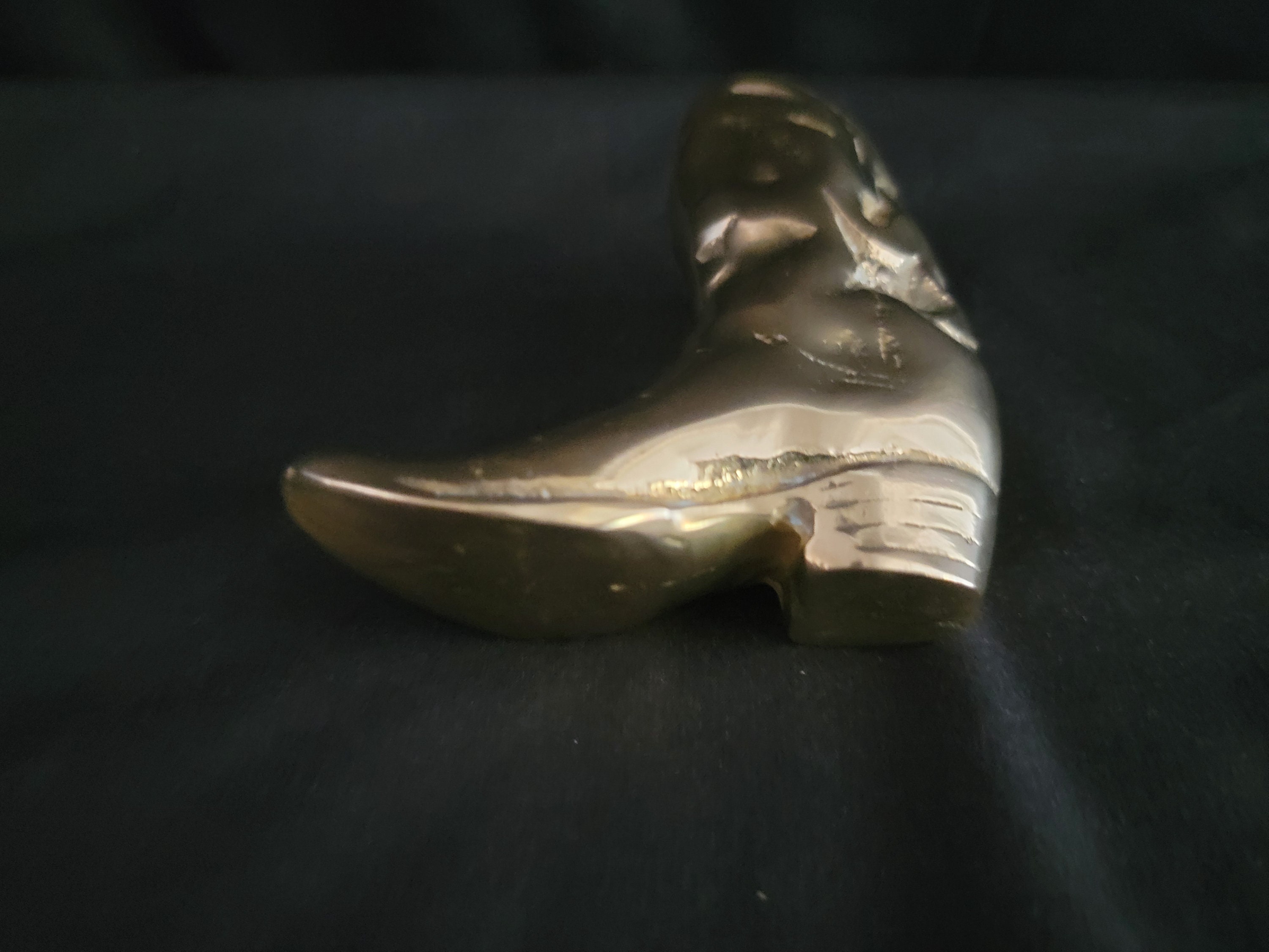 Vintage Brass Cowboy Boot 4 Height X 3.5 Length - Etsy
