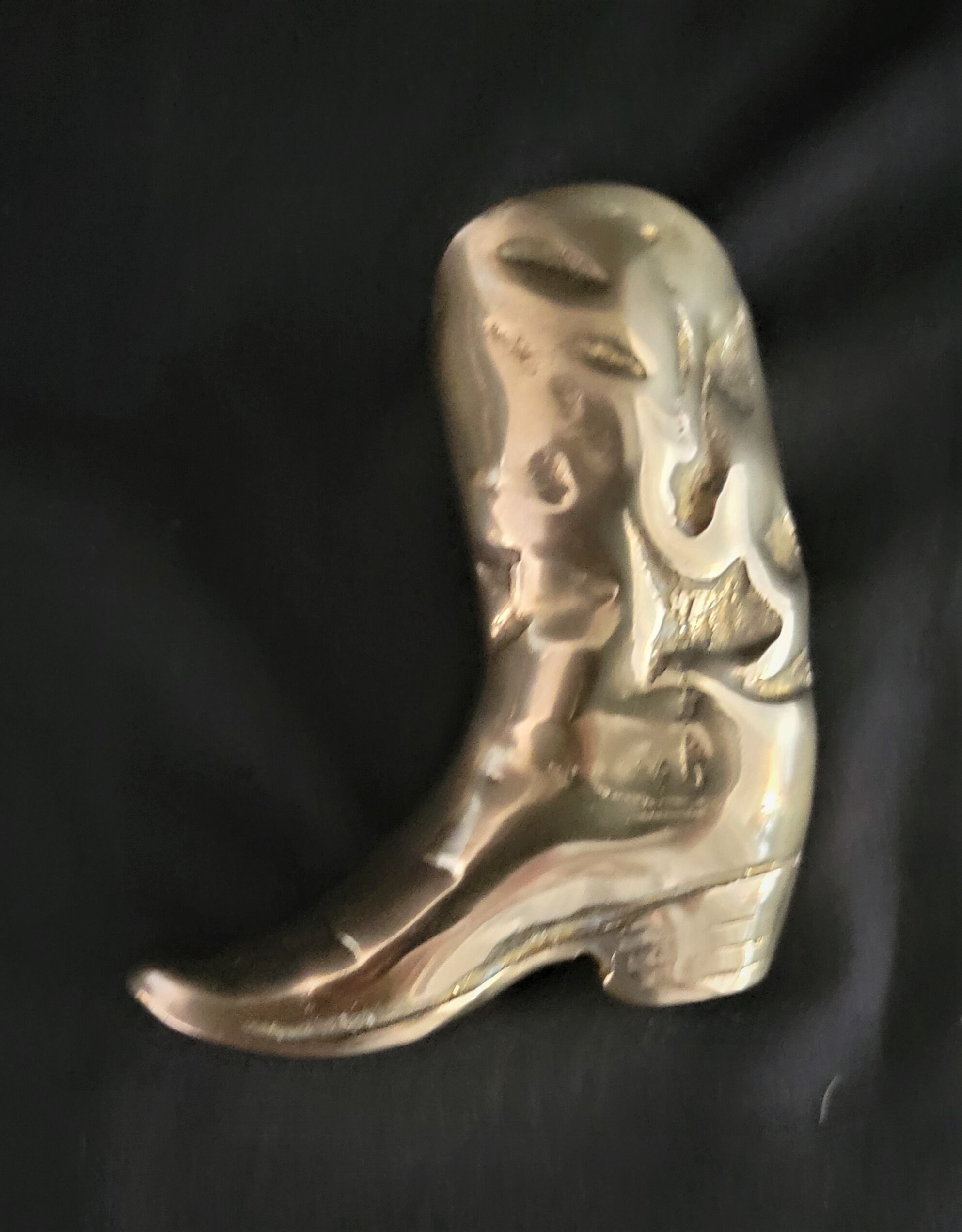 Vintage Brass Cowboy Boot 4 Height X 3.5 Length - Etsy