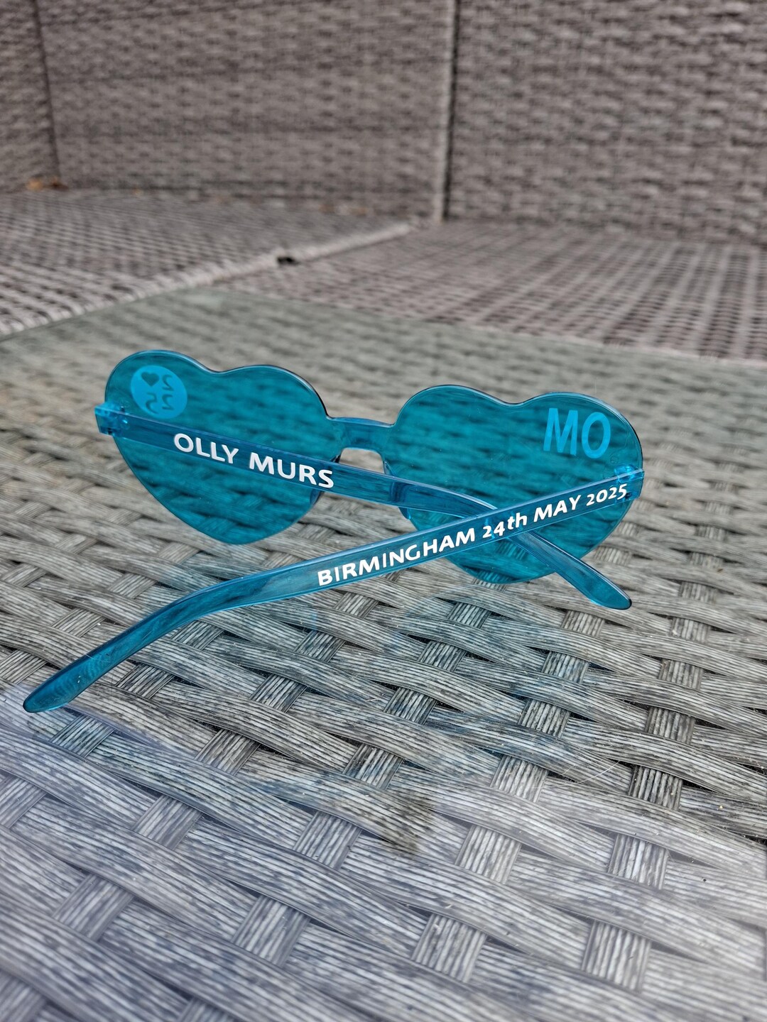 Concert/tour Heart Shaped Coloured Sunglasses Any Artist/band, Tour ...