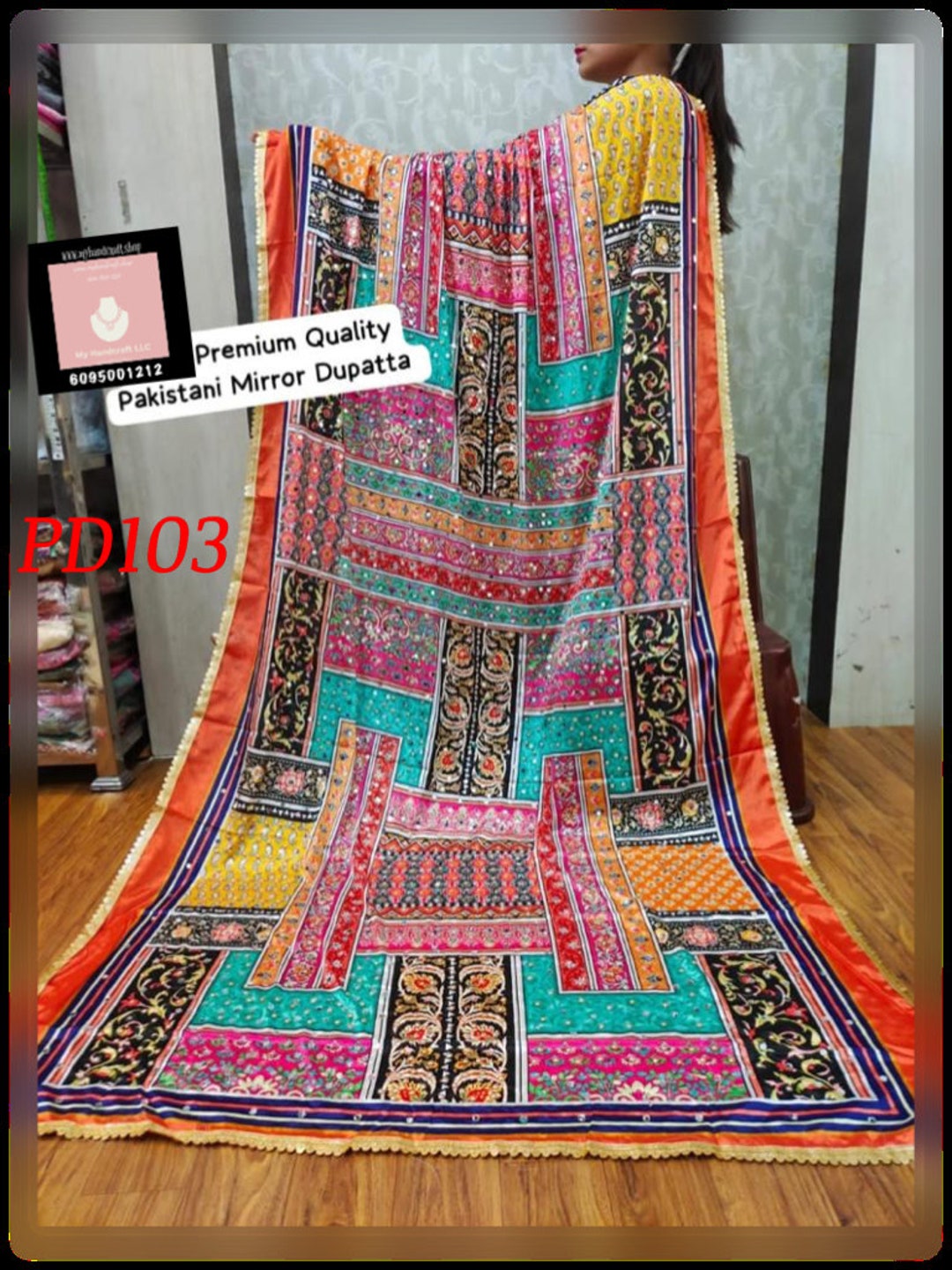 Dupatta Assorted Gorgeous Mirror Work Punjabi Pakistani Dupattas ...