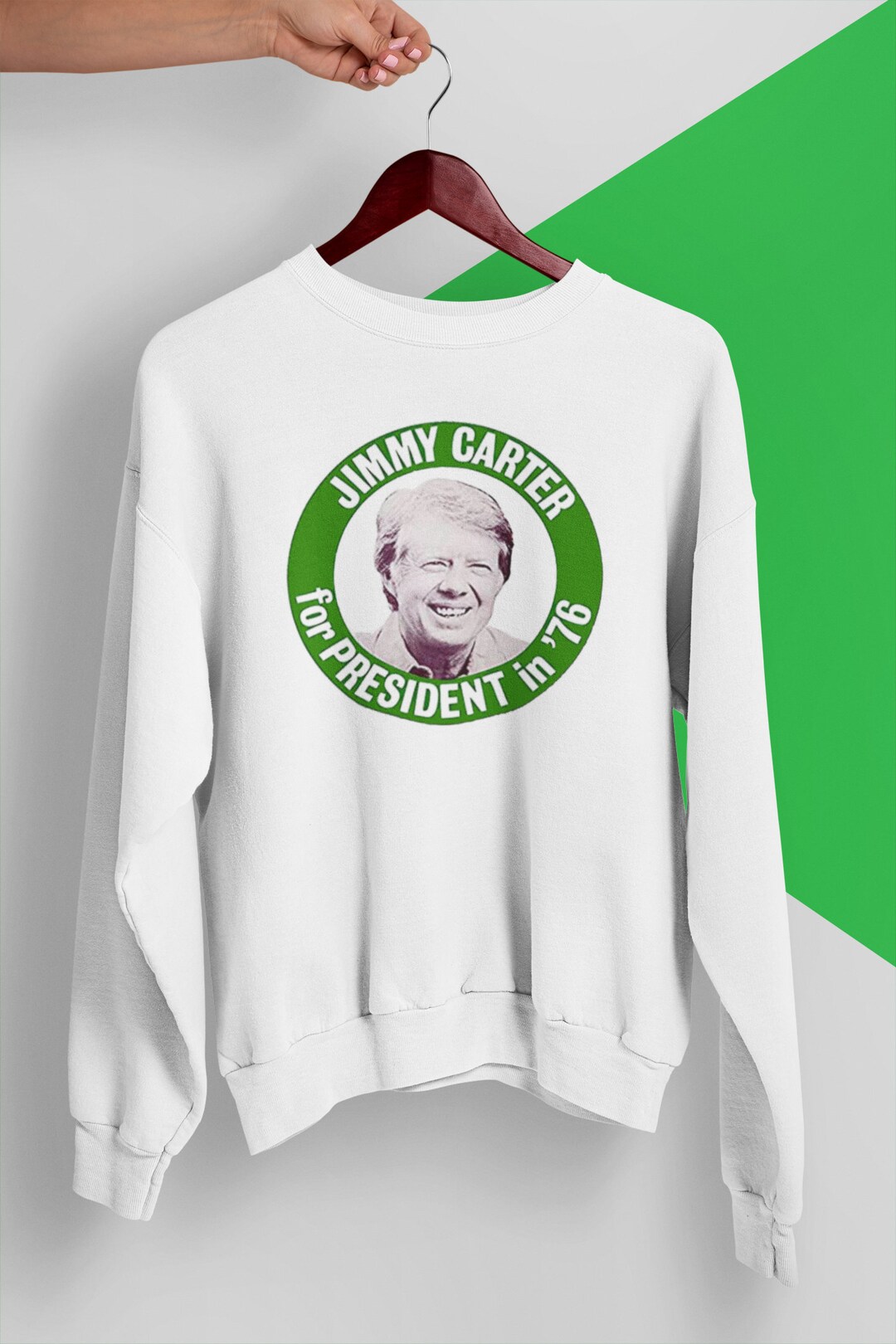 Jimmy Carter Shirt for President Sweater 76 Campaign Logo Sweatshirt - Etsy