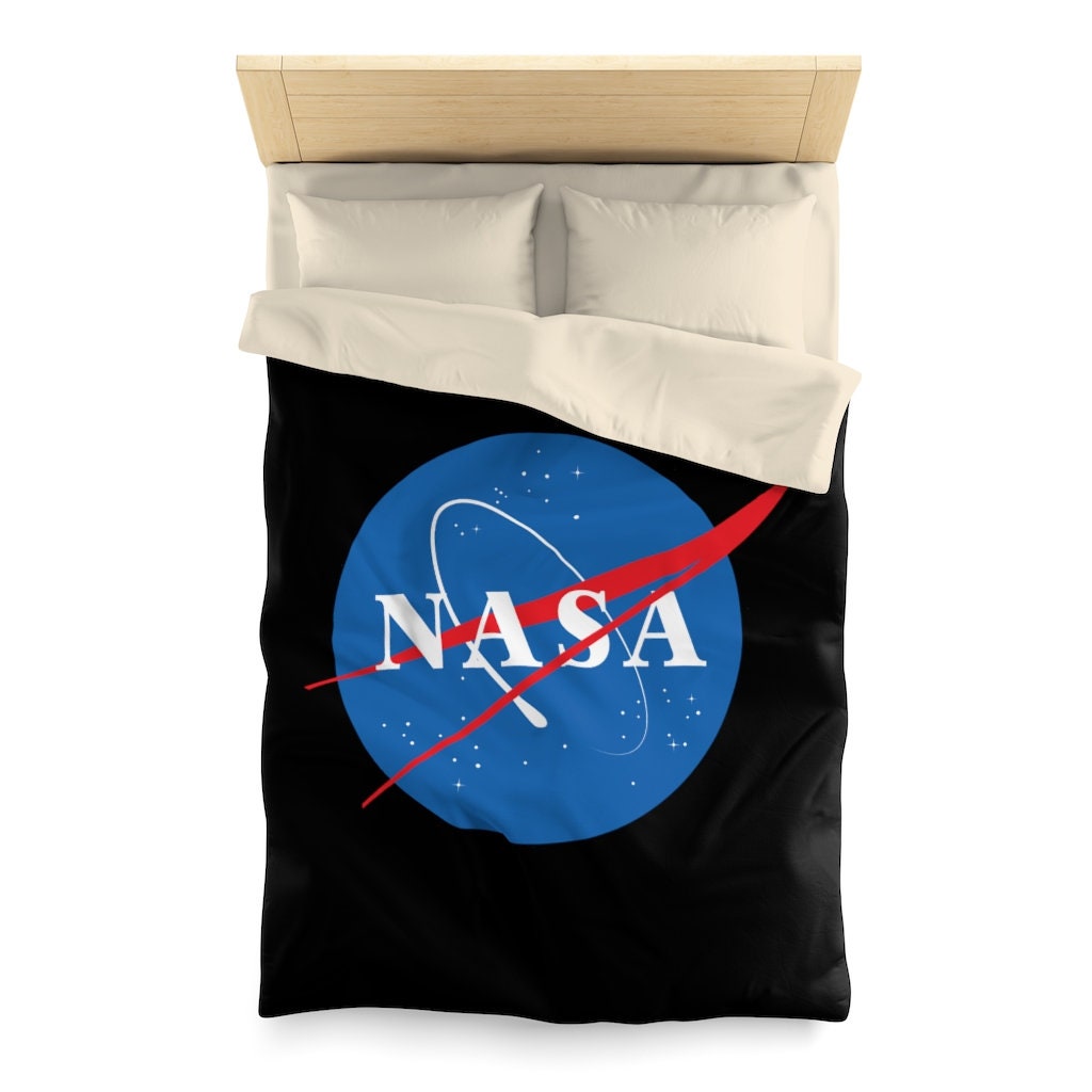 Nasa Duvet Cover Space Bedroom NASA Logo Bedding Duvet Cover - Etsy