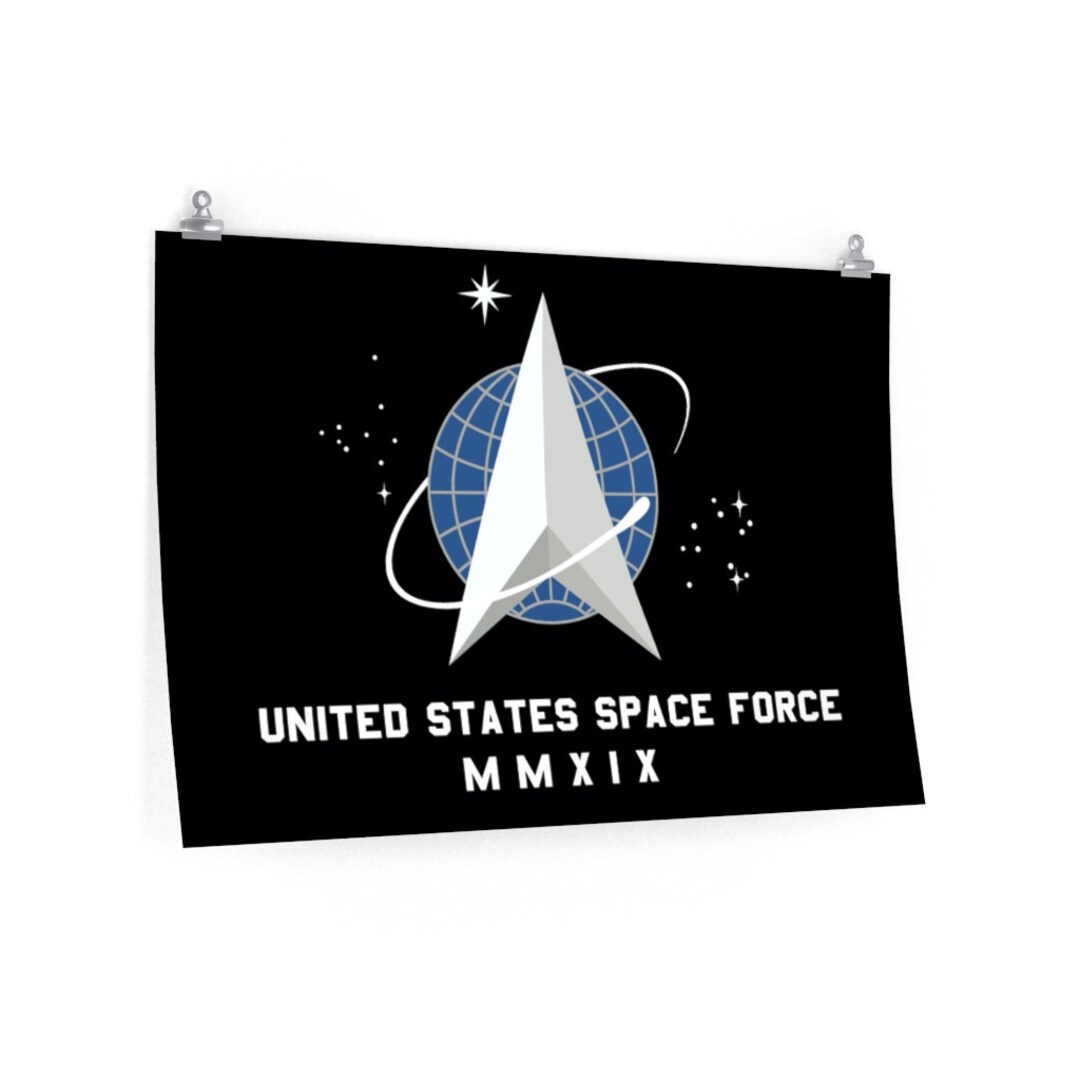 Space Force Posters United States Space Force Logo Poster - Etsy