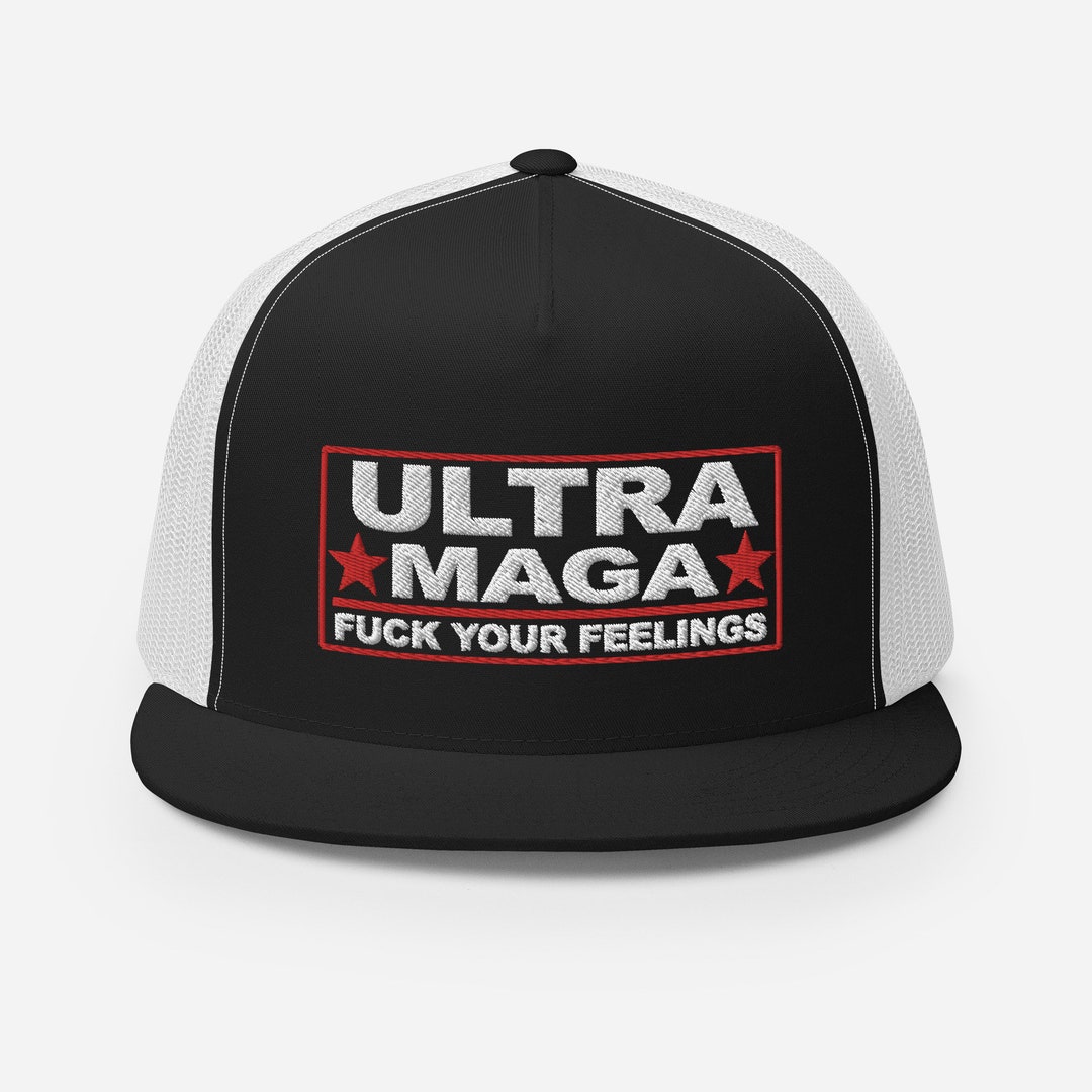 Ultra Maga Hat Embroidered Trucker Cap - Etsy
