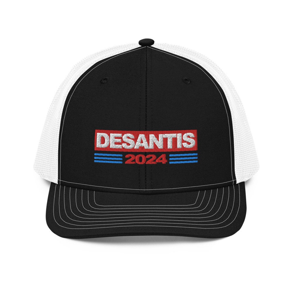 Desantis 2024 Trucker Cap - Ron Desantis Two Tone Embroidered Hat - Etsy