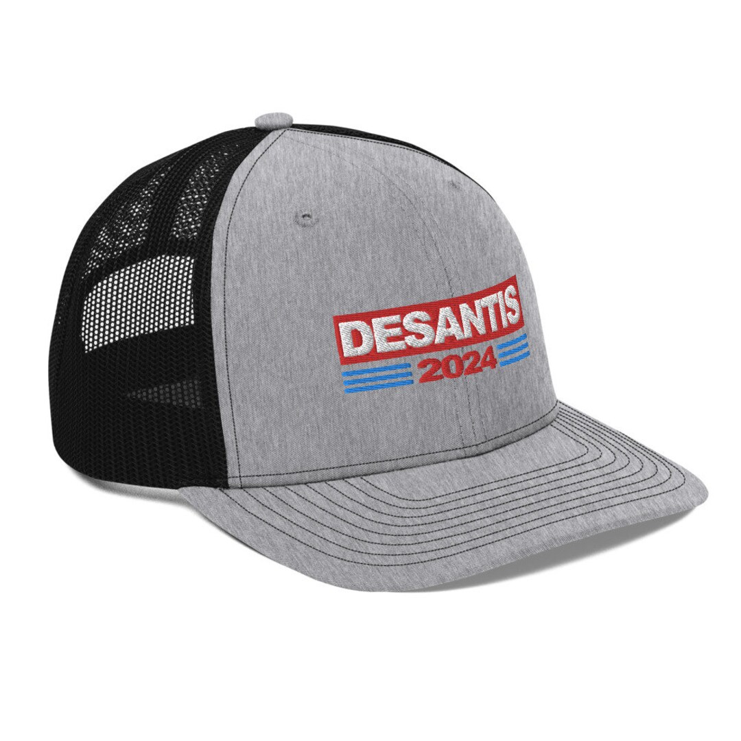 Desantis 2024 Trucker Cap - Ron Desantis Two Tone Embroidered Hat - Etsy