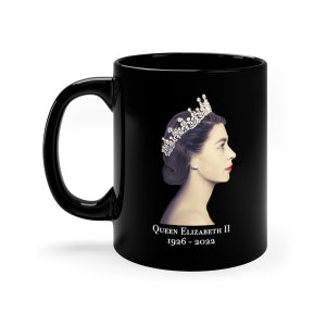 Queen Elizabeth II Mug, Queen Elizabeth Coffee Mug, Queen Elizabeth ...