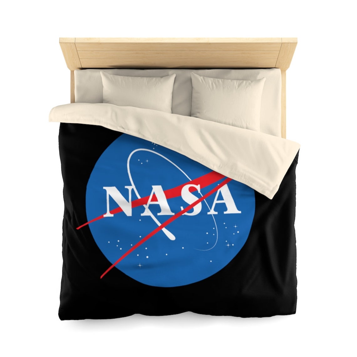 Nasa Duvet Cover Space Bedroom NASA Logo Bedding Duvet Cover - Etsy