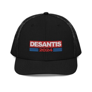 Desantis 2024 Trucker Cap - Ron Desantis Two Tone Embroidered Hat - Etsy