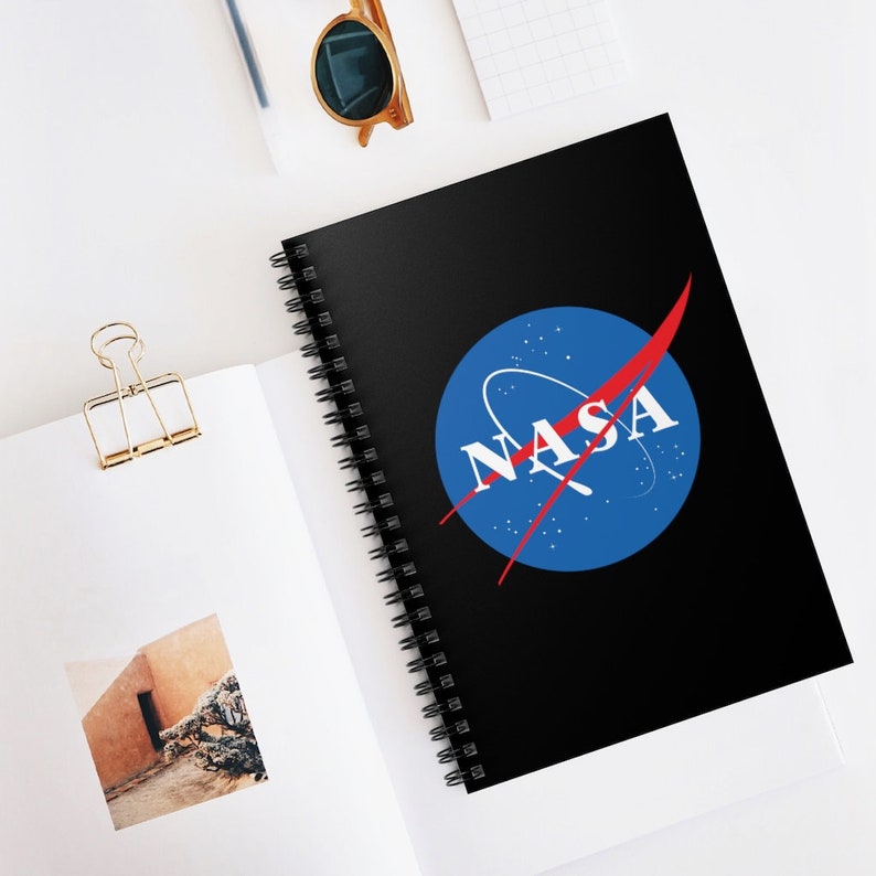 Nasa Book NASA Space Logo Back to School Notebook - Etsy