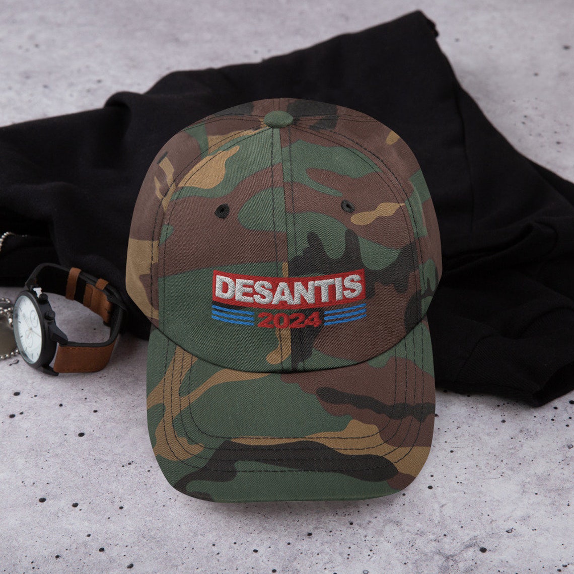 DeSantis 2024 Hat Embroidered Ron DeSantis Dad Hat | Etsy