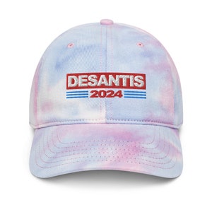 Desantis 2024 Hat Ron Desantis Tie Dye Embroidered Cap - Etsy