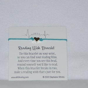 Reading Wish Bracelets™ - Reminder to Read - Reading Tripwire - Reading ...