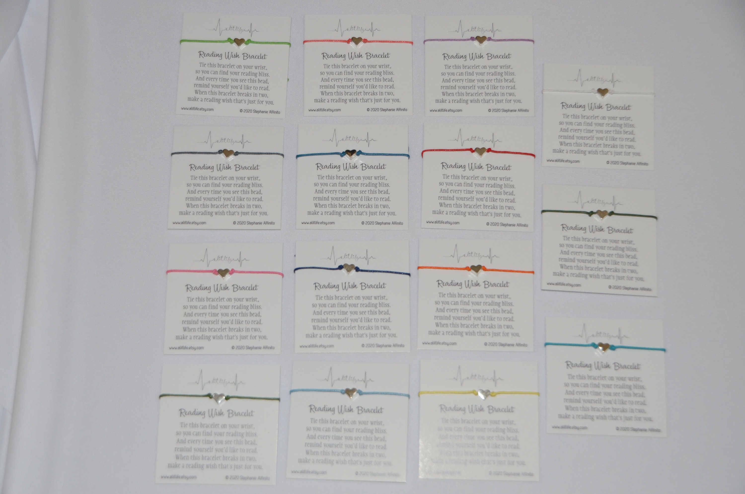 Reading Wish Bracelets™ - Reminder to Read - Reading Tripwire - Reading ...