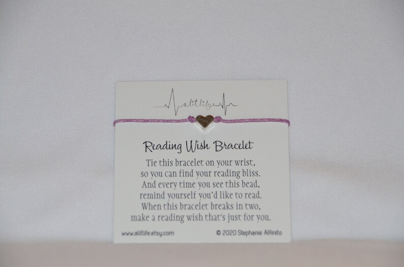 Reading Wish Bracelets™ - Reminder to Read - Reading Tripwire - Reading ...