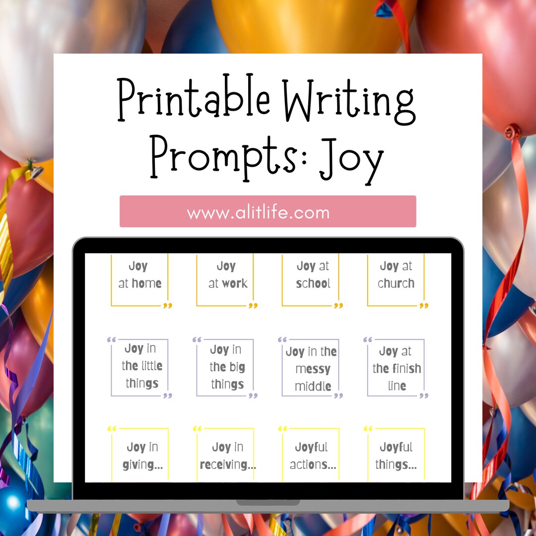 Printable Sticker Notebook Prompts to Spark Joy Printable Sticker ...