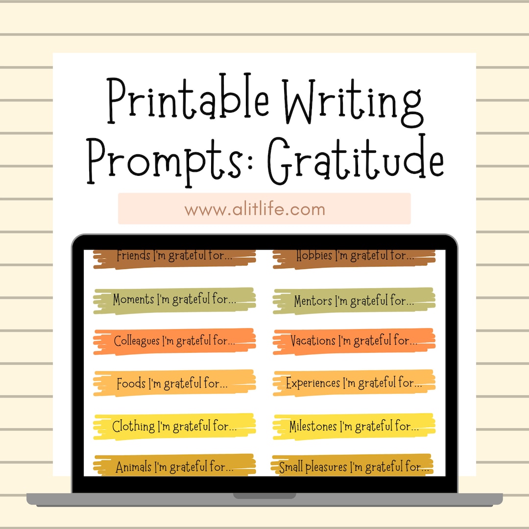 Printable Sticker Notebook Prompts - Printable Sticker Journal Prompts ...