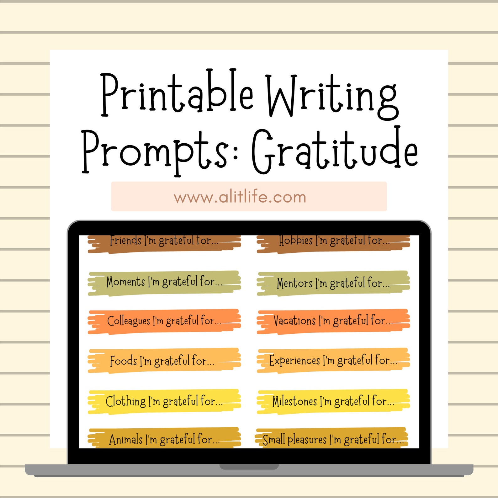 Printable Sticker Notebook Prompts - Printable Sticker Journal Prompts ...