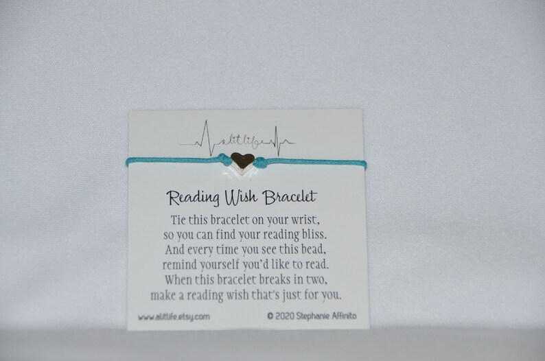 Reading Wish Bracelets™ - Reminder to Read - Reading Tripwire - Reading ...