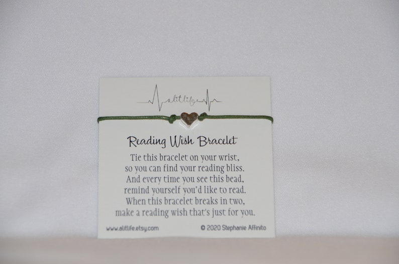 Reading Wish Bracelets™ - Reminder to Read - Reading Tripwire - Reading ...