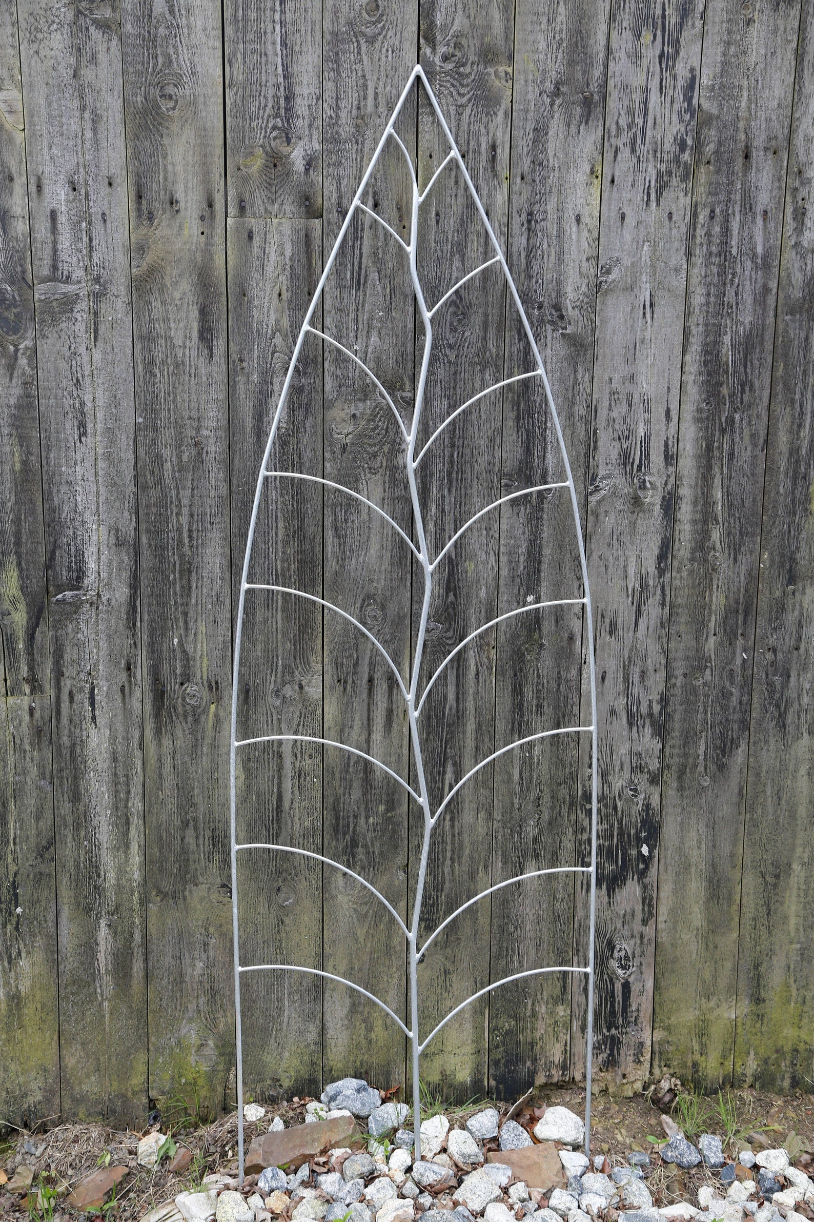 Trellis Leaf Shape Galvanised Metal Leaf Trellis Plant - Etsy UK