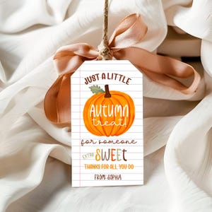 Fall Favor Tags, Autumn Gift Tags, Autumn Favor Tags, Fall Treat Bags ...
