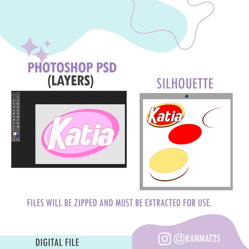 Editable Kitkat Logo/custom Kitkat Logo/template Kitkat/party - Etsy