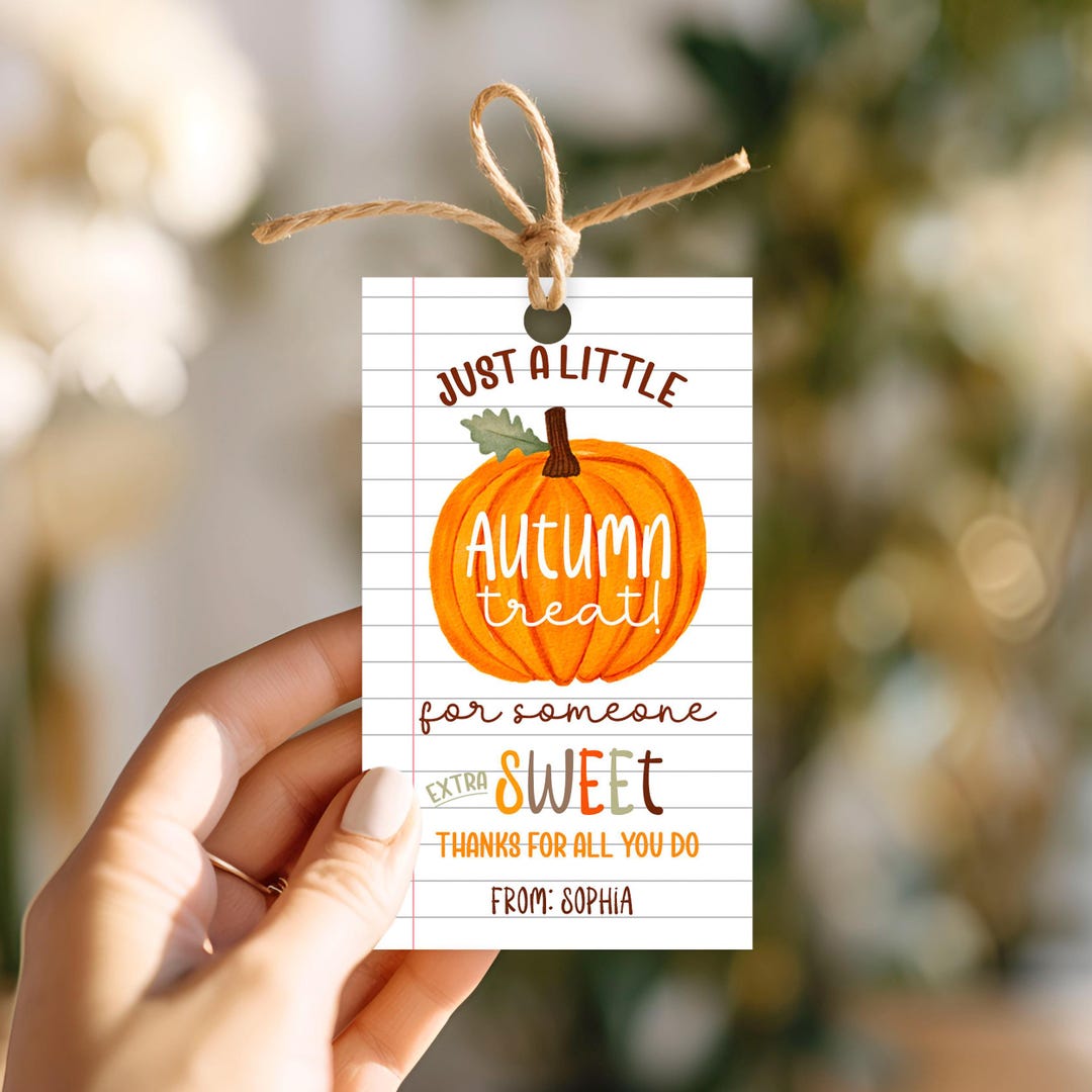 Fall Favor Tags, Autumn Gift Tags, Autumn Favor Tags, Fall Treat Bags ...