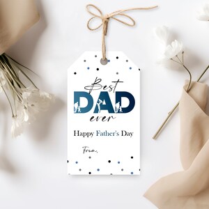 Father's Day Tag Dad Gift Tag Fathers Day Favor Tag Grandpa Gift Label ...