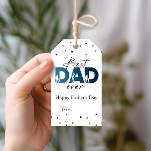 Father's Day Tag Dad Gift Tag Fathers Day Favor Tag Grandpa Gift Label ...