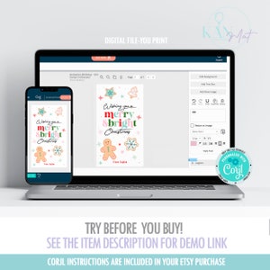 Editable Teacher Christmas Gift Tag Christmas Thank You Merry & Bright ...