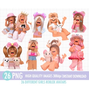 ROBLOX Girls Printables Roblox Girl Party Roblox Party - Etsy Canada