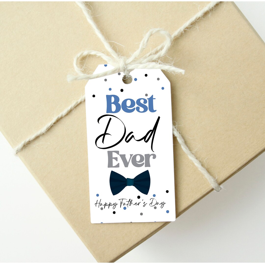 Father's Day Tag Dad Gift Tag Fathers Day Favor Tag Grandpa Gift Label ...