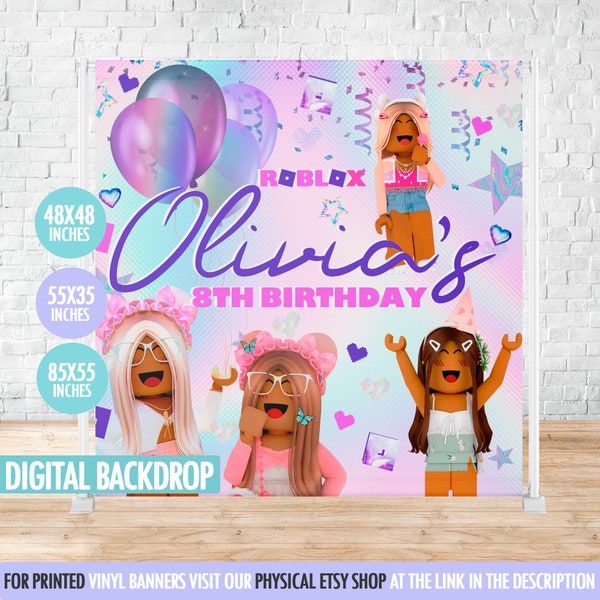 Roblox Girl Backgrounds - Etsy